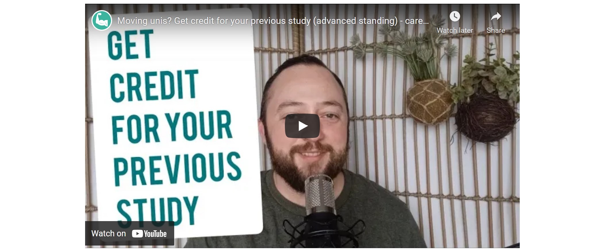 Moving Unis Get Credit For Your Previous Study