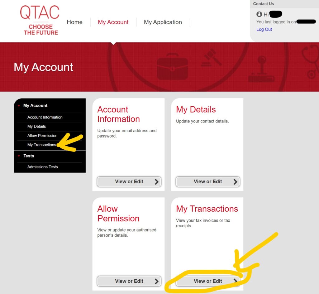 Where Do I Find My QTAC Application Number 